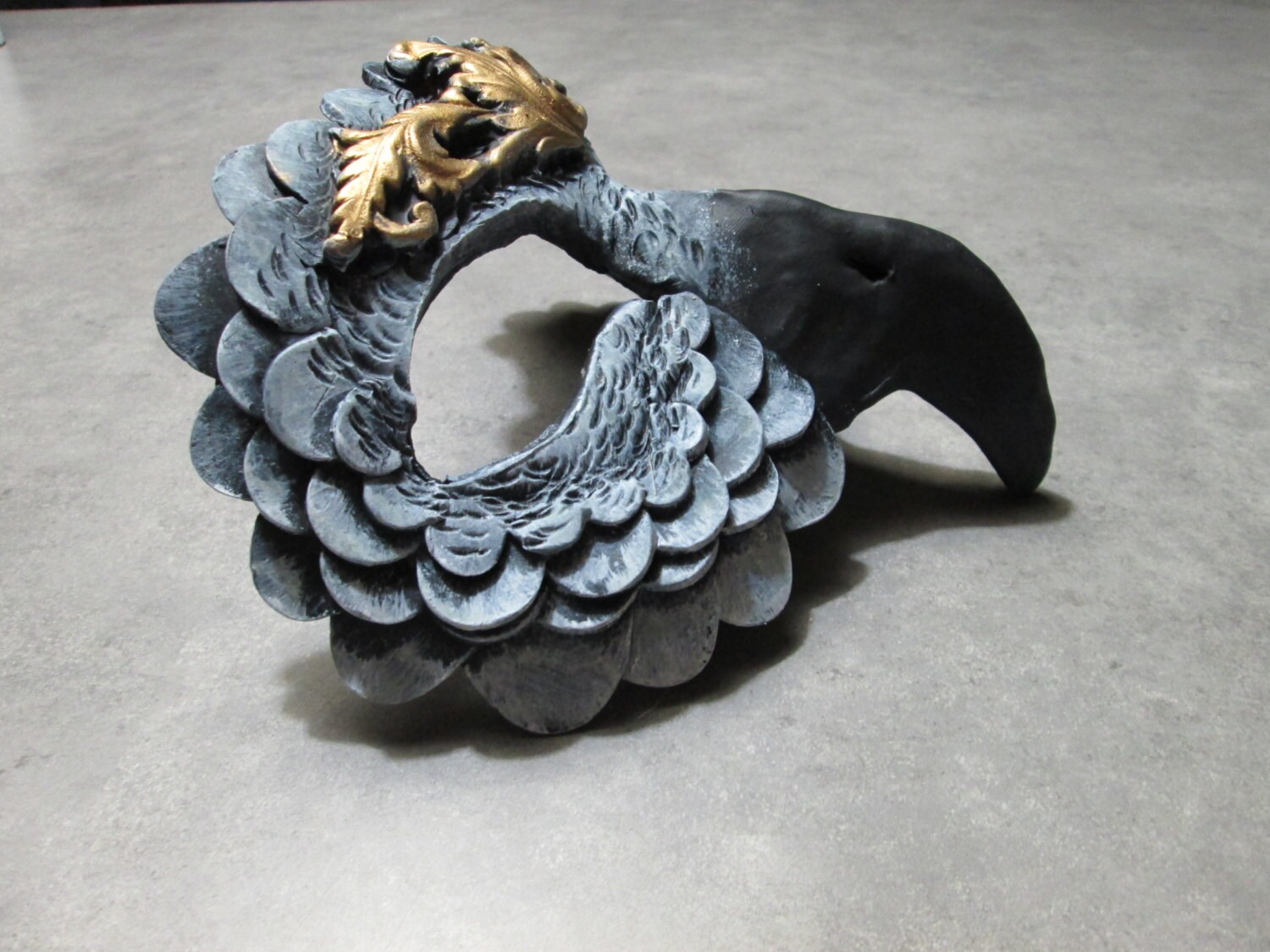 Grey Gull Masquerade Mask Costume Mask Halloween Ren - Etsy