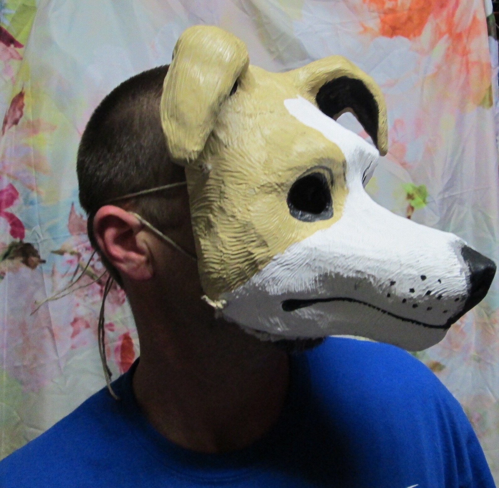Whippet Dog Costume Mask Sculpture Animal Art Cute Dog - Etsy
