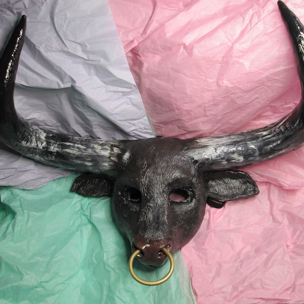 Bull Mask - Etsy