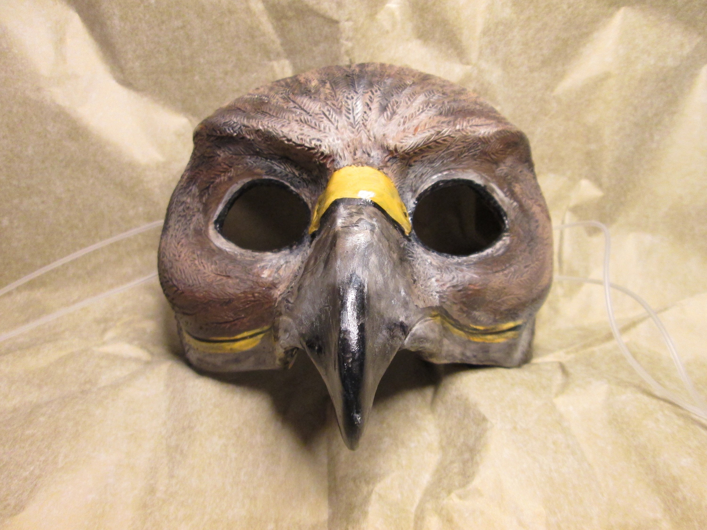 Hawk mask Red tailed hawk mask bird masquerade mask | Etsy