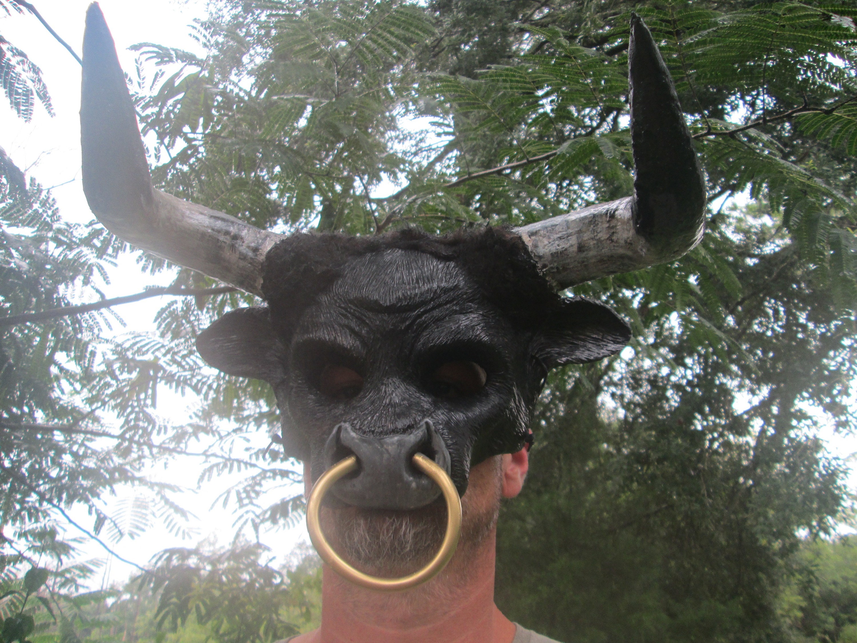 Minotaur Bull Mask Mythological Beast Taurus Black Bull - Etsy Israel