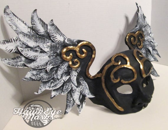 Valkyrie Masquerade Mask Winged Mask Masked Ball - Etsy
