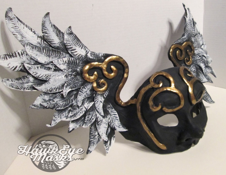 Valkyrie Masquerade Mask Winged Mask Masked Ball - Etsy