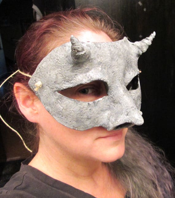 Gargoyle mask masquerade mask lap made to order custom | Etsy