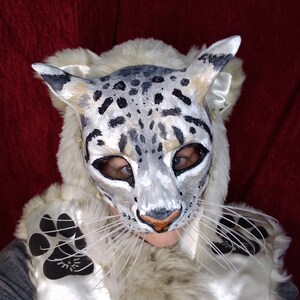 Snow Leopard, Mask, Animal Costume Mask, Neko, Animal Spirit ...