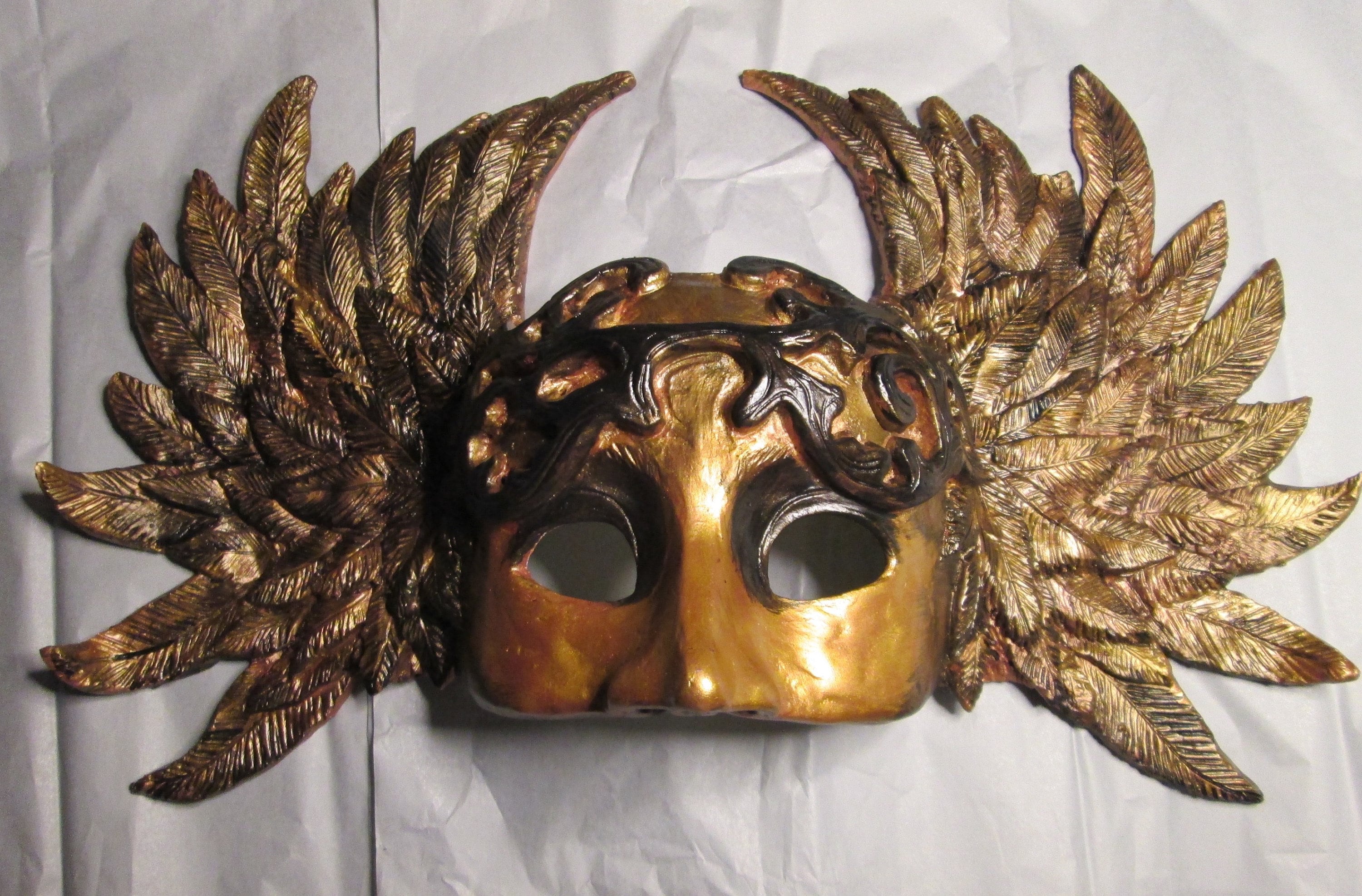 Archangel Valkyrie Masquerade Mask Winged Mask - Etsy