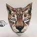 Wildcat Mask, Lynx, Neko, Custom Made, Animal Mask, Masquerade Mask ...