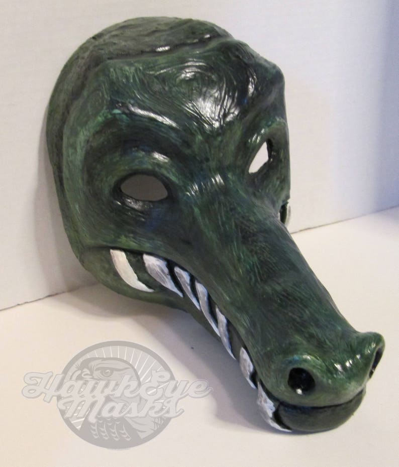 Alligator Mask Gator Mask Reptile Masquerade Mask Adult | Etsy