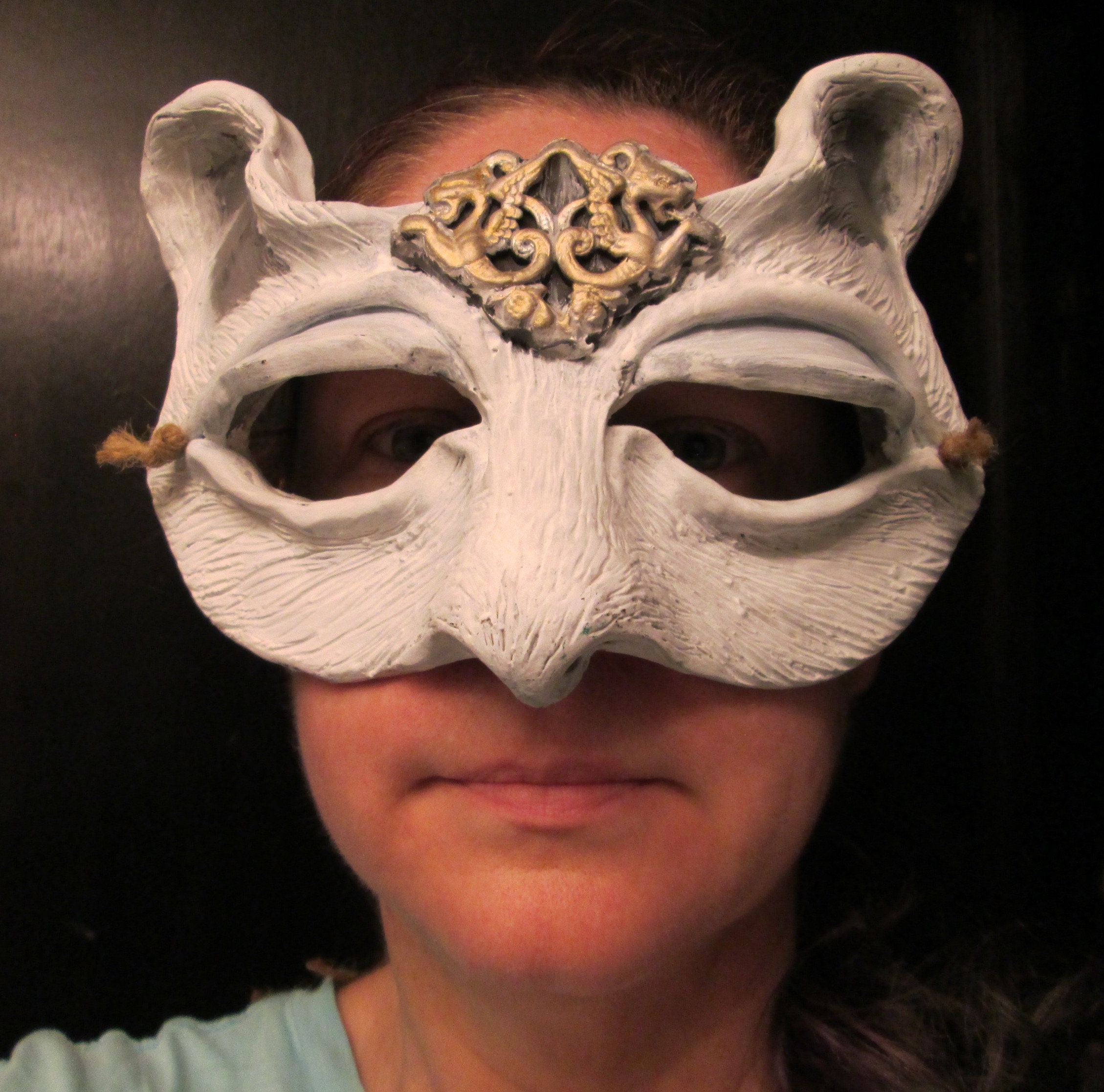 White Rabbit Mask Cute Rabbit Animal Mask Masquerade Mask | Etsy