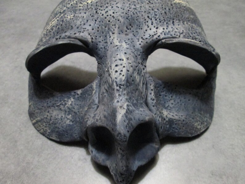 Gargoyle Mask Custom Made Ren Faire Masquerade Mask Silver - Etsy