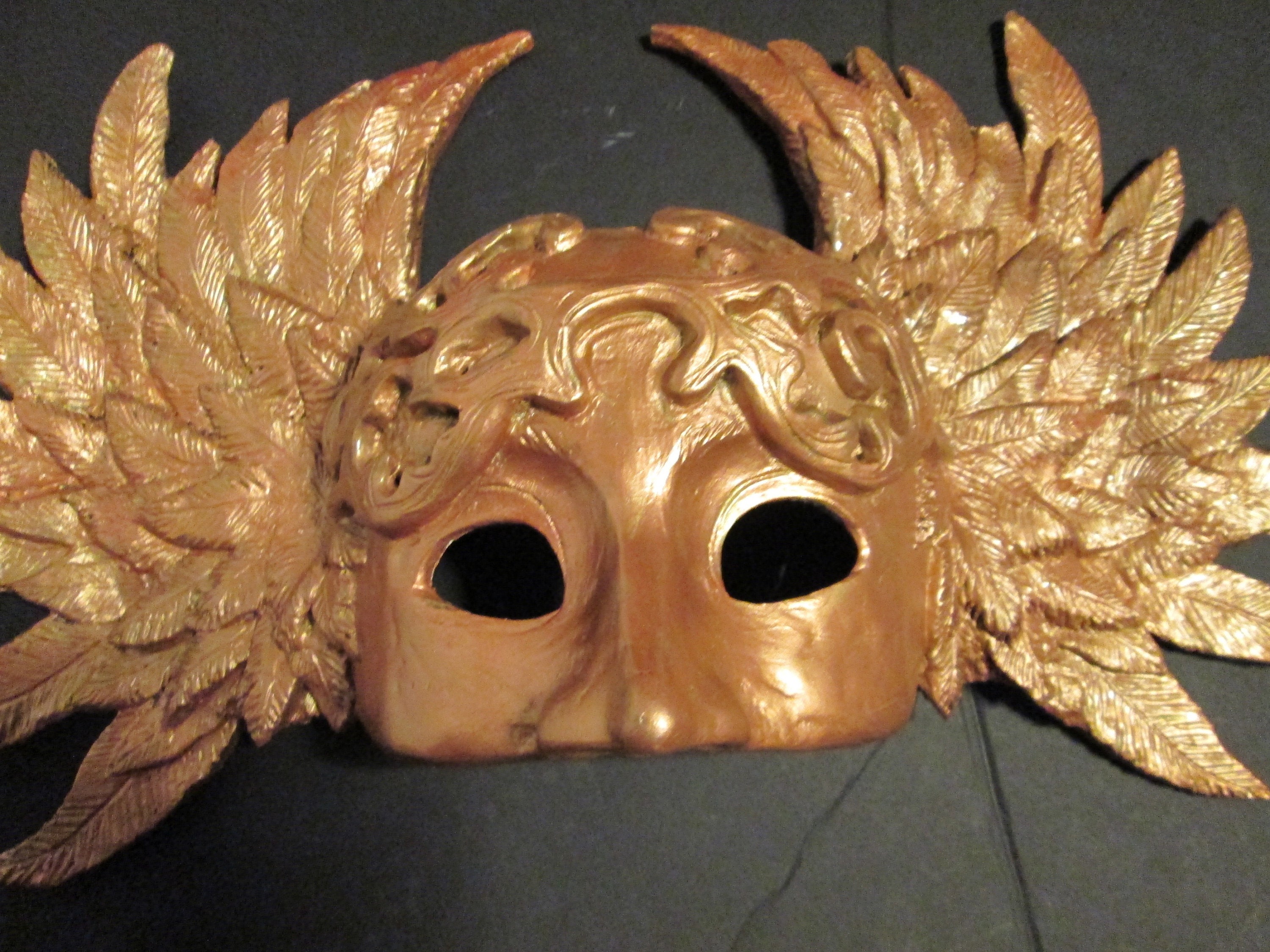 Winged Masquerade Mask, Resin Archangel, Made to Order - Etsy