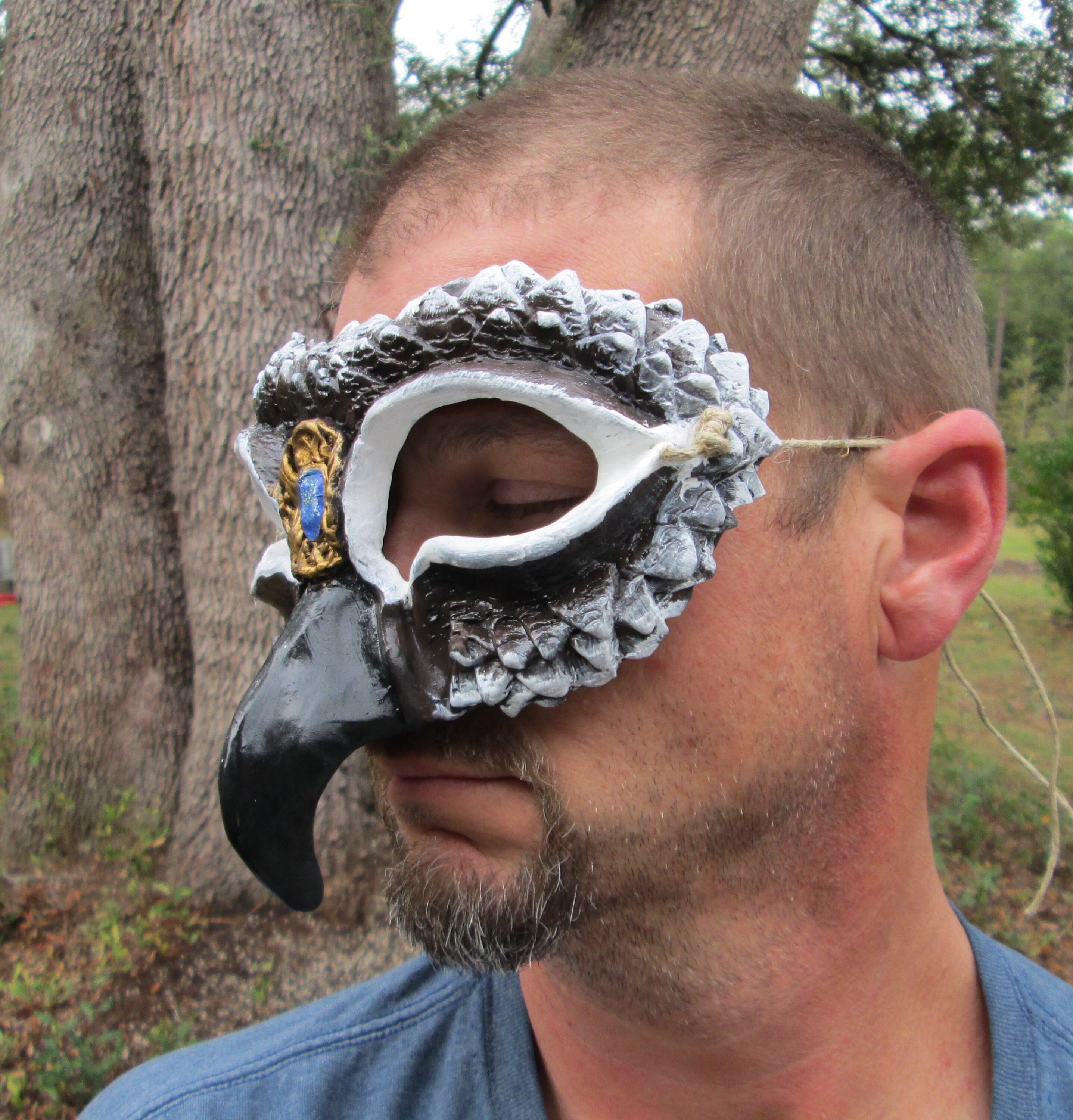 Birdman Mask Masquerade Mask Costume Mask Fantasy - Etsy Denmark
