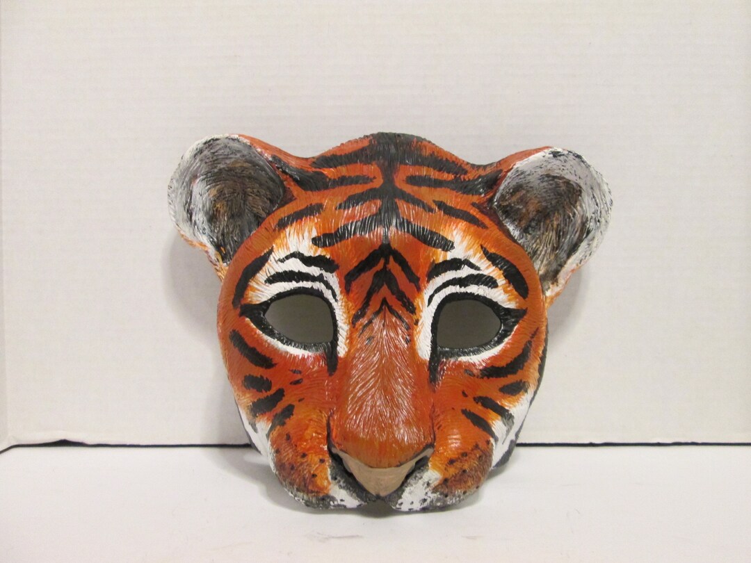 Tiger Cub Mask Big Cat Neko Cosplay Masquerade Mask - Etsy