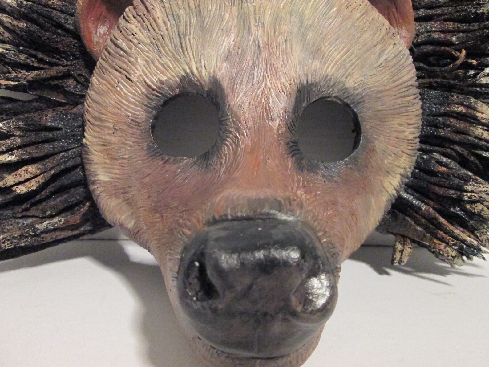 Hedgehog Costume Mask Faux Quills Woodland Animal Costume - Etsy