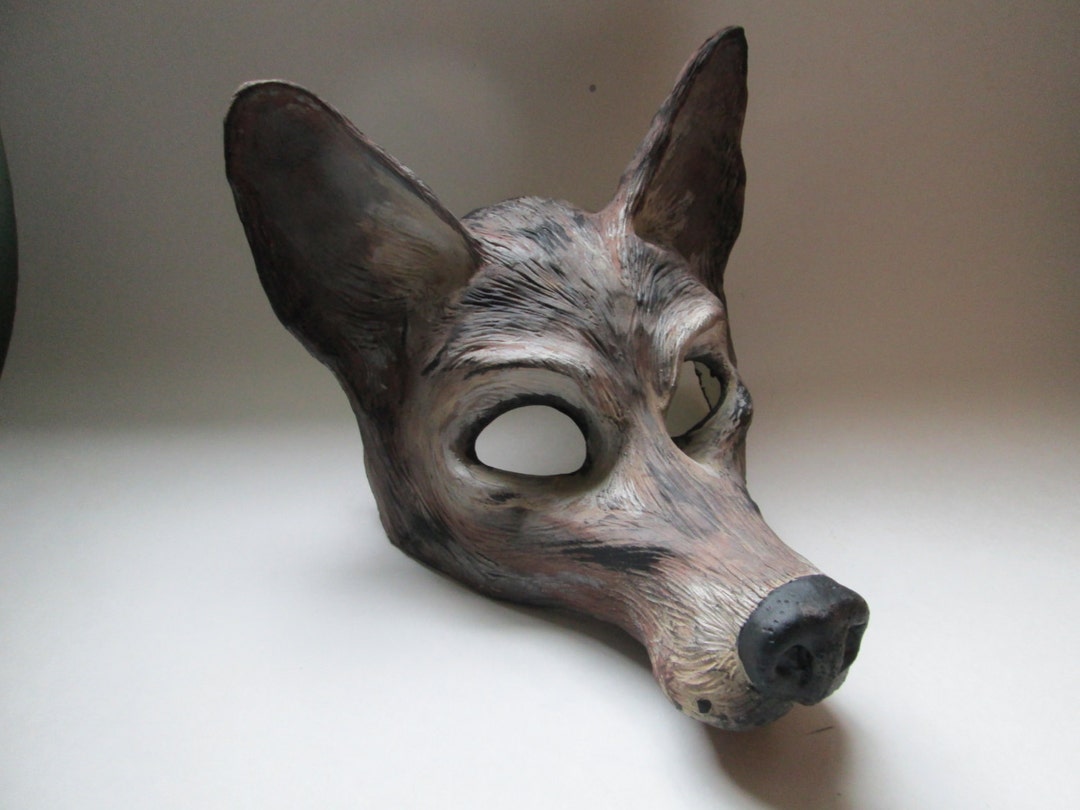 Coyote Mask Animal Costume Mask Spirit Mask Desert - Etsy