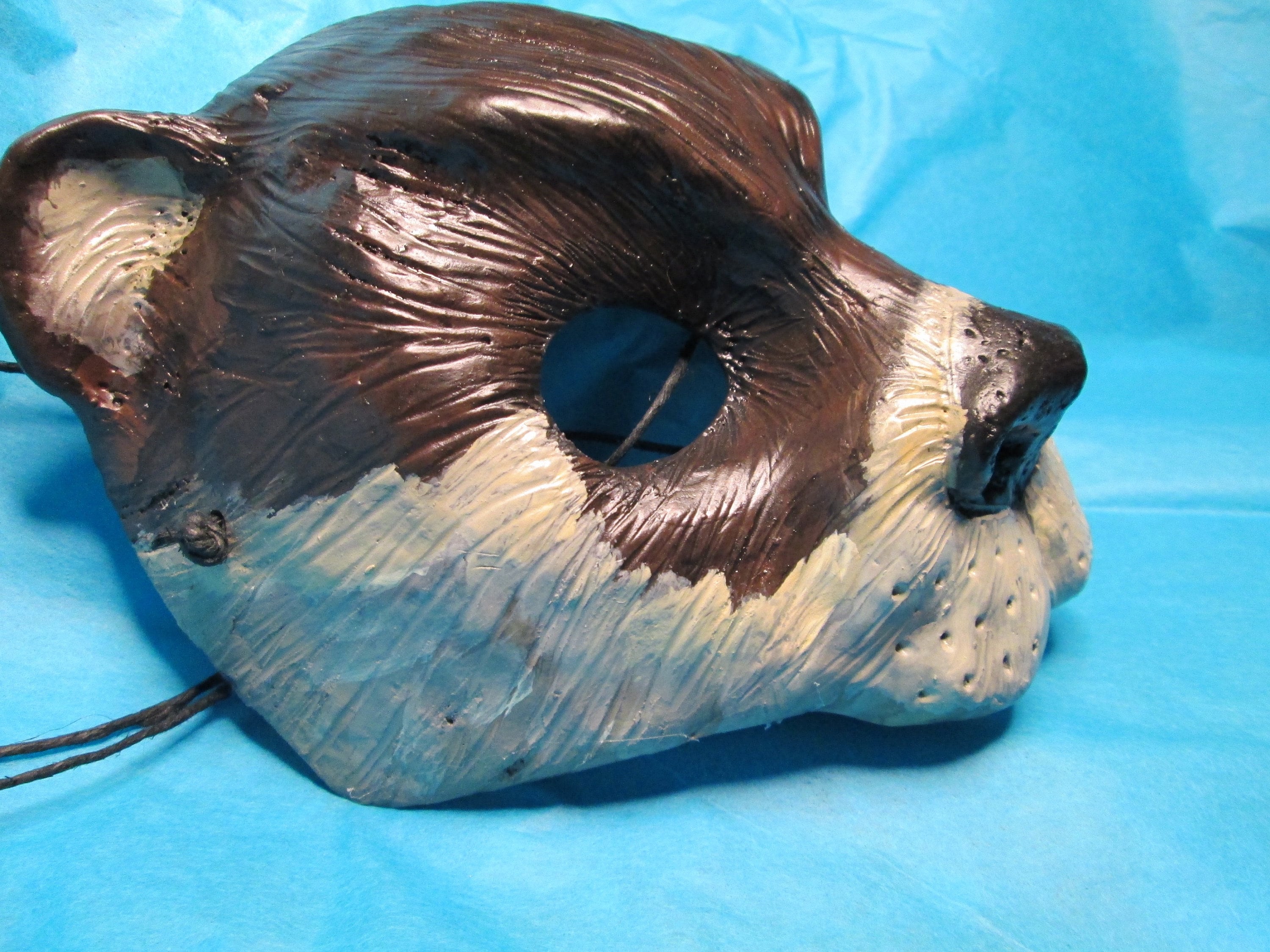 Otter mask cute Sea otters Animal mask hand painted | Etsy