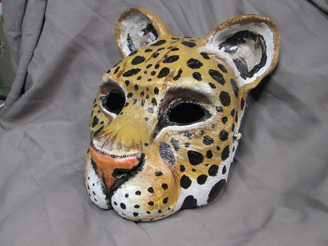 Jaguar, Cat Costume Mask, Masquerade Mask, Neko, Jungle Cat, Wildlife ...