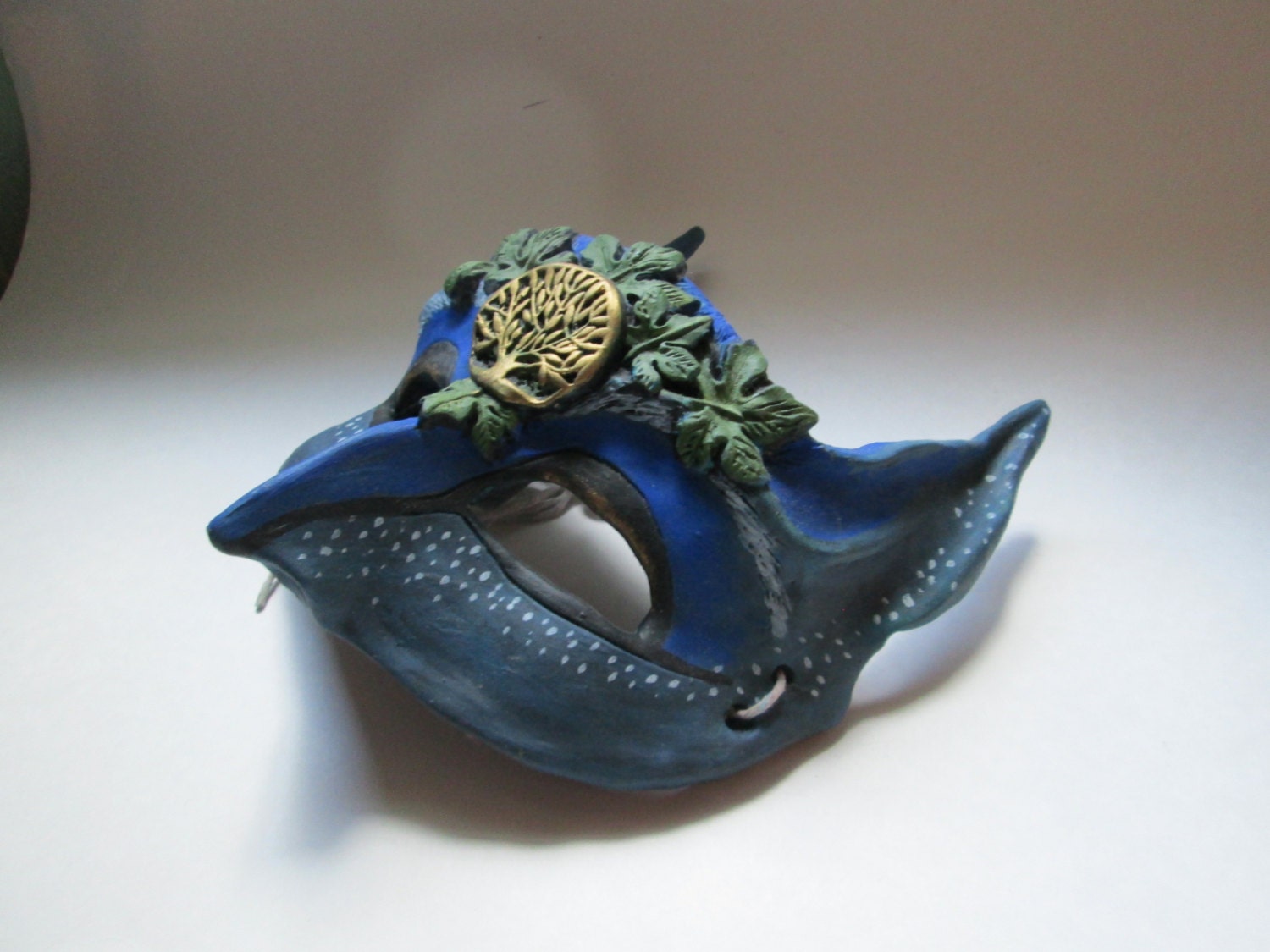 Dark elf Druid enchanted forest faerie mask Brownie | Etsy