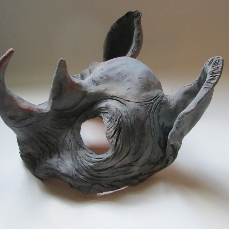 Rhino Mask - Etsy