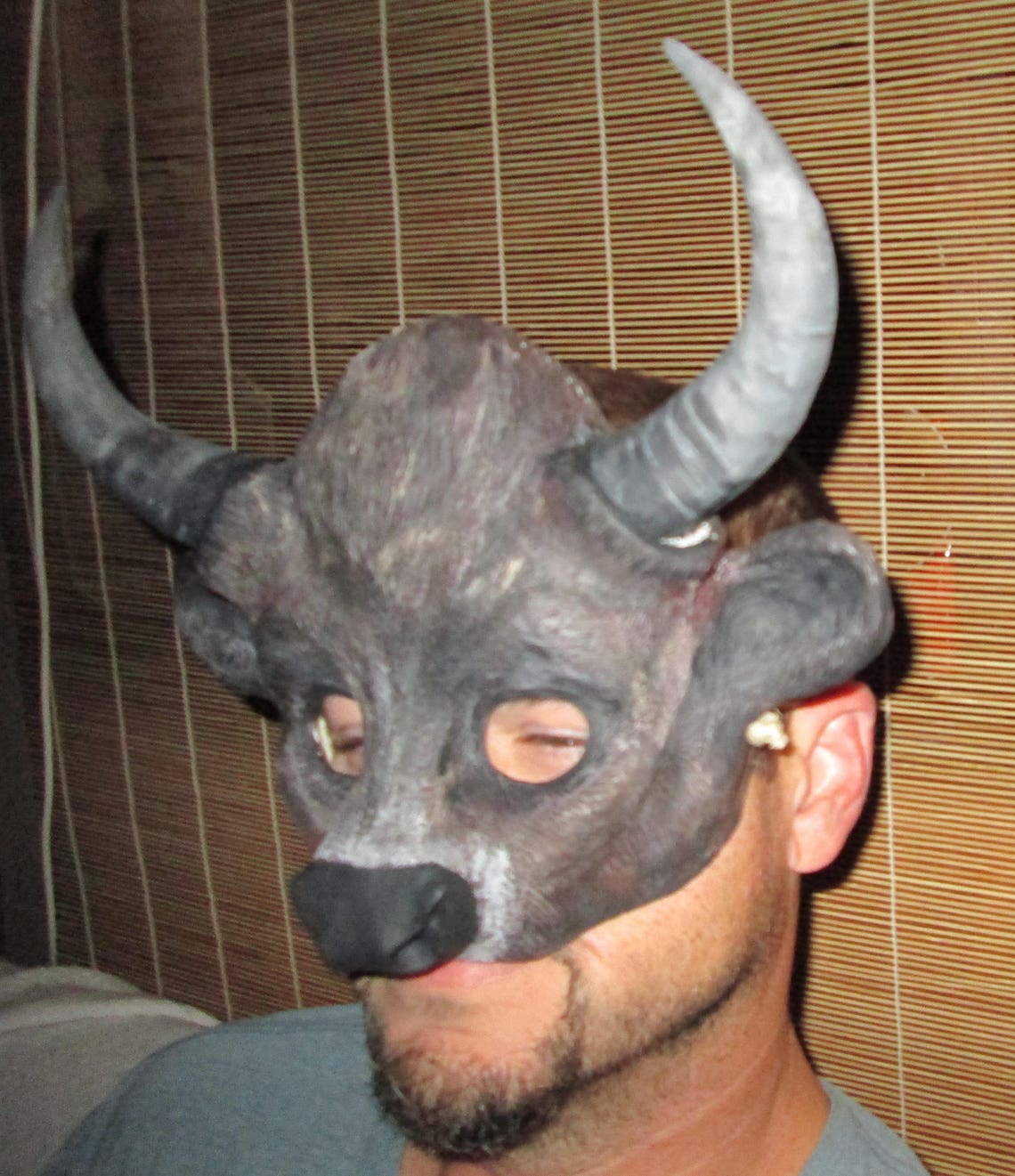 Buffalo Mask Bison Costume Mask Masquerade Mask Larp - Etsy