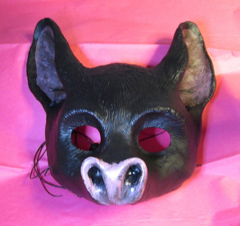 Bat Cute Bat Costume Mask Masquerade Mask Realistic Bat | Etsy