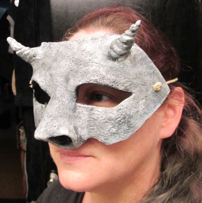 Gargoyle mask masquerade mask lap made to order custom | Etsy