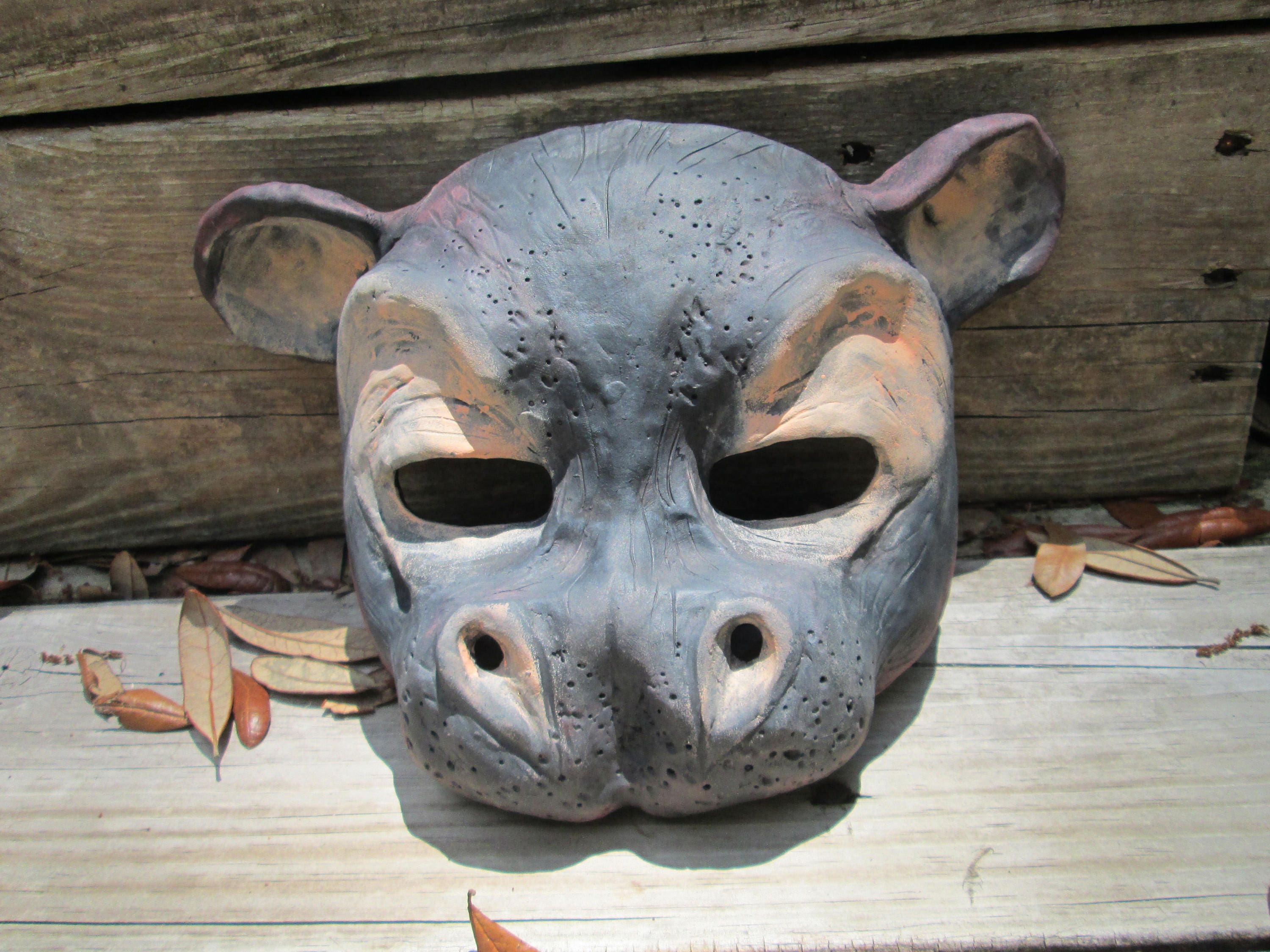 Hippo Mask Hippopotomus Animal Mask Madagascar Adult - Etsy UK
