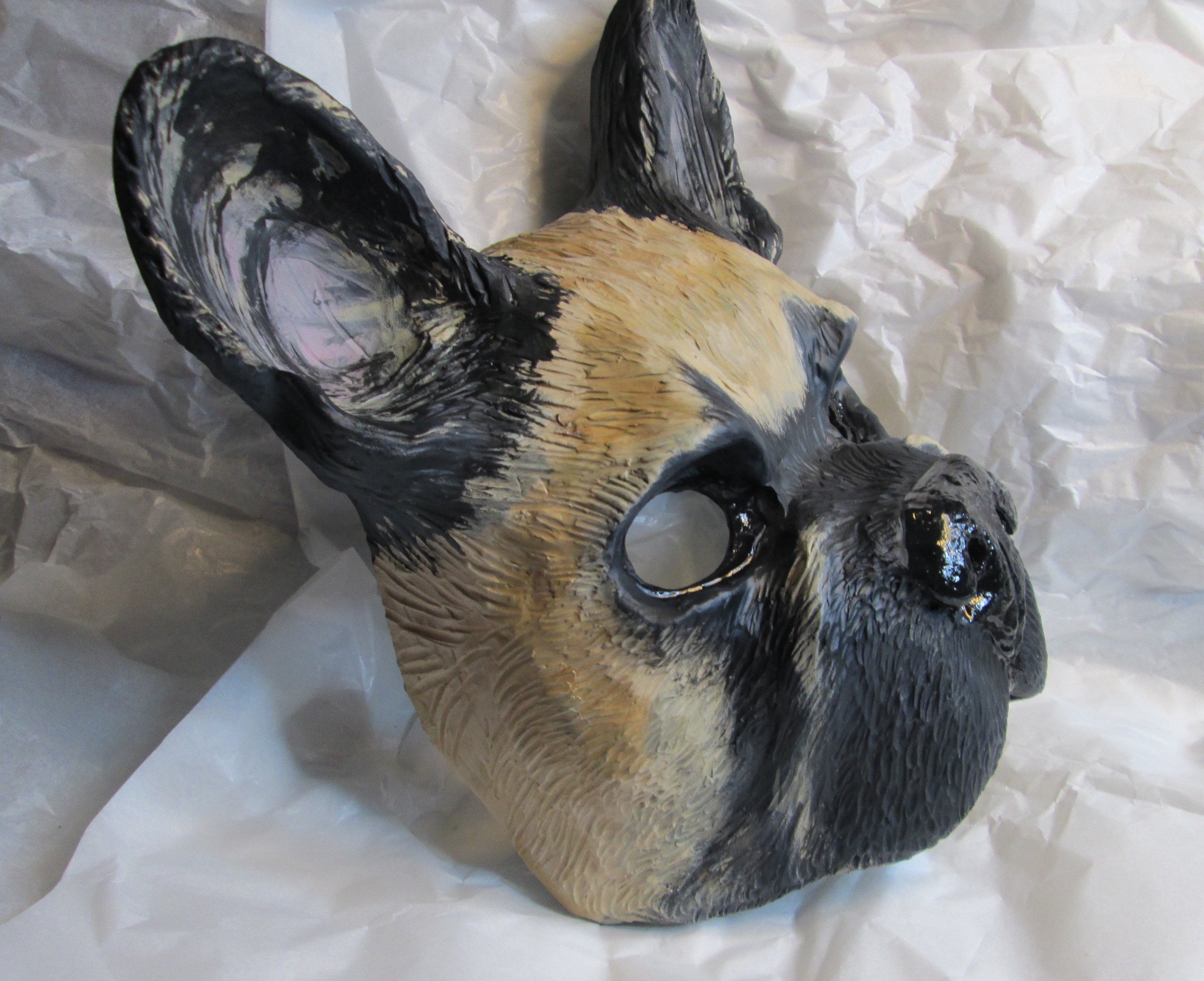 French Bulldog Frenchie Show Dog Costume Mask American | Etsy