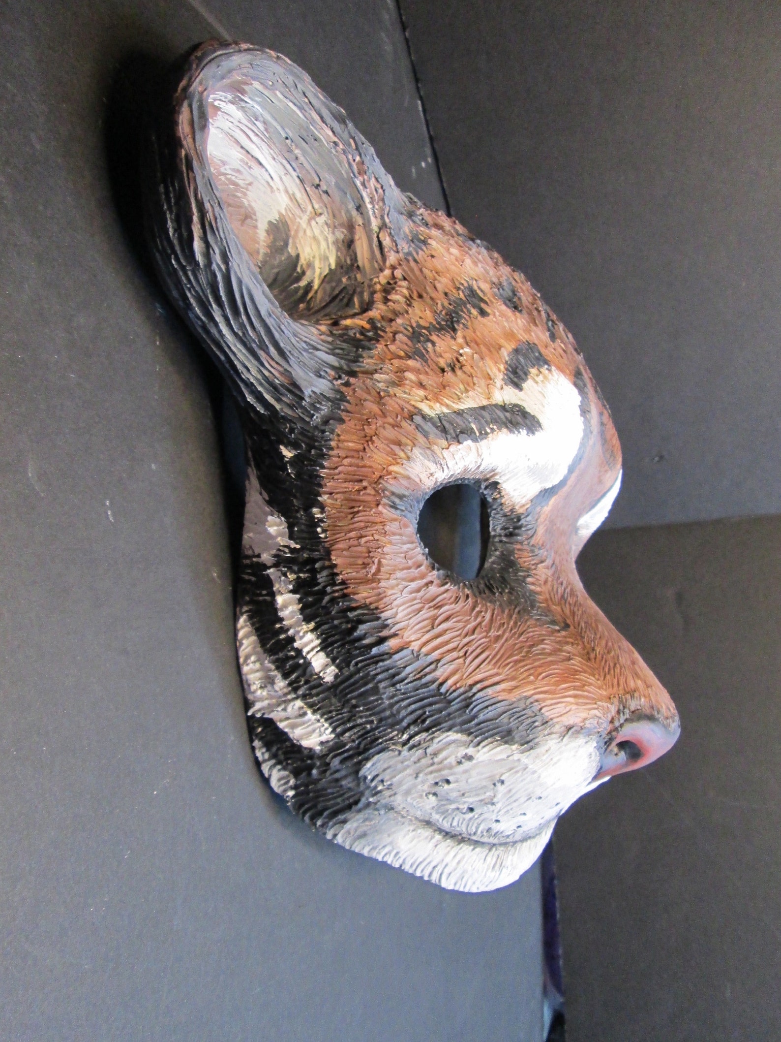 Hand Painted Tiger Cub Mask, Animal Spirit Masquerade Mask - Etsy