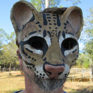 Ocelot, Wildcat Mask, Neko Cosplay, Jungle Cat, Animal Costume Mask ...