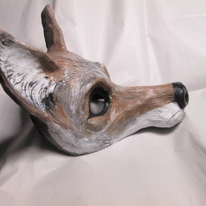 Coyote Mask, Animal Costume Mask, Spirit Mask, Desert, Masquerade Mask ...