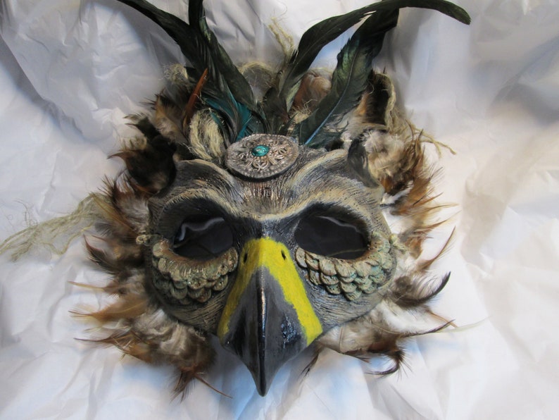 Gryphon Mask Masquerade Ball Griffon Mask Larp Ren Faire - Etsy