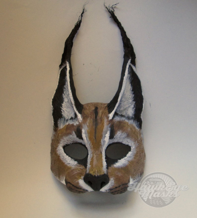 Cat Caracal Cat mask Neko Animal costume mask Caracal | Etsy