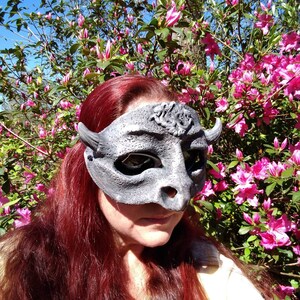 Gargoyle Mask, Masquerade Mask, Medieval Costume, Custom Made, Stone ...