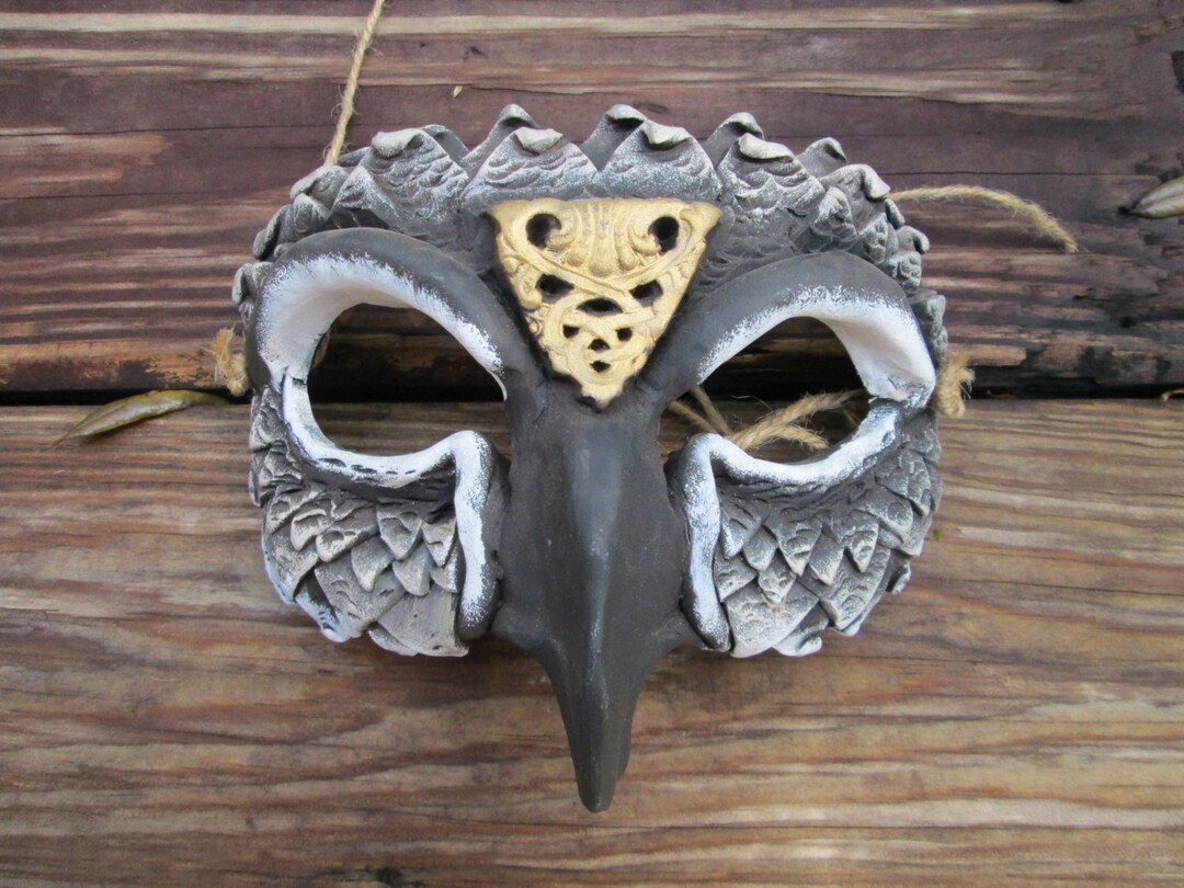 Birdman Mask Celtic Masquerade Mask Finch Small Bird - Etsy