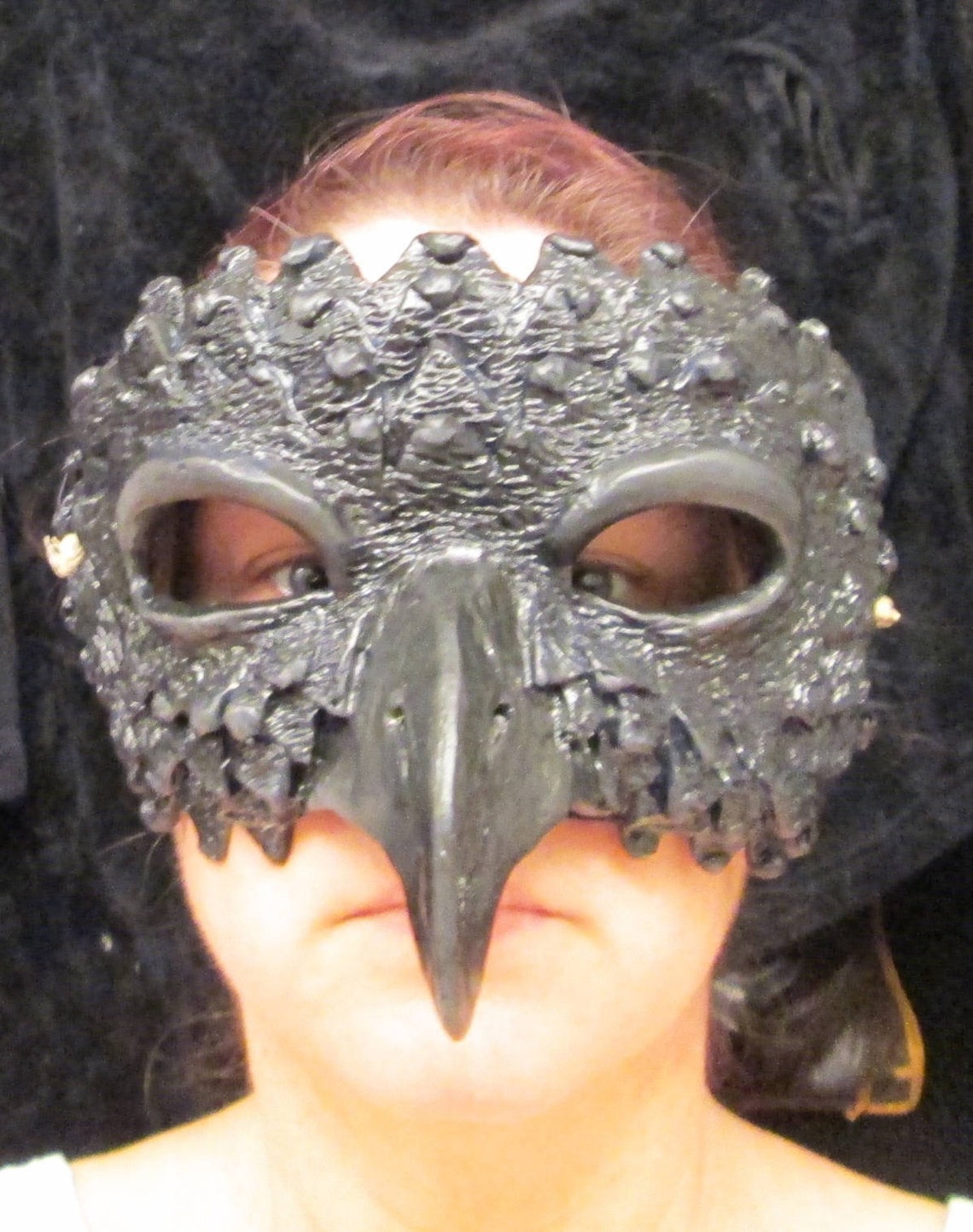 Raven Masquerade Mask Costume Mask Fantasy Bird Mask - Etsy