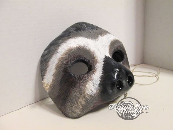 Sloth Three Toed Sloth Mask Wildlife Mask Zootopia Cosplay | Etsy