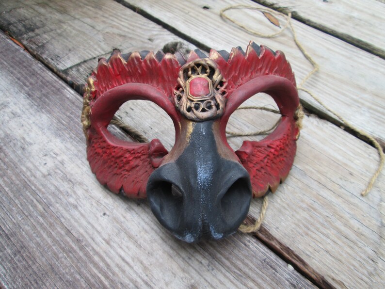 Strange Creature Mask Costume Mask Masquerade Mask Big Nose - Etsy