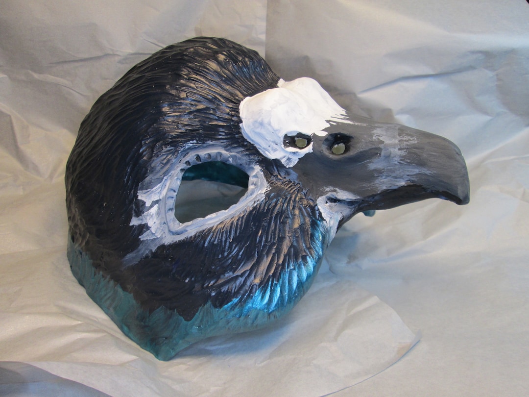 Hand Painted Resin Pigeon Mask: Masquerade Bird Mask - Etsy