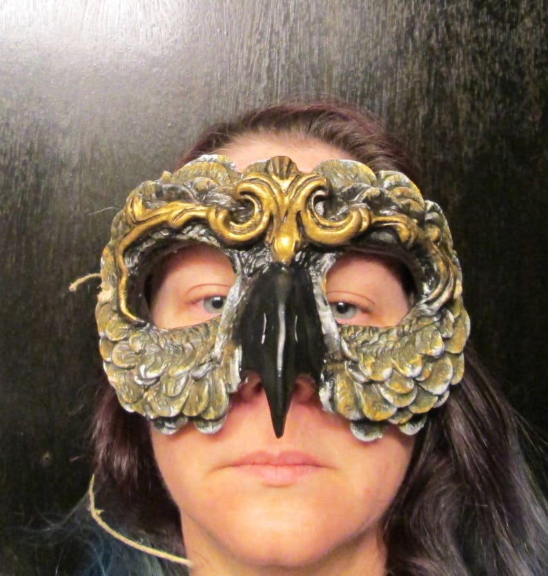 Fancy Bird Mask Handmade Small Falcon Masquerade Mask - Etsy
