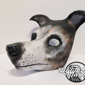 Greyhound, Dog Costume Mask, Sculpture, Animal Art, Cute Dog Mask ...