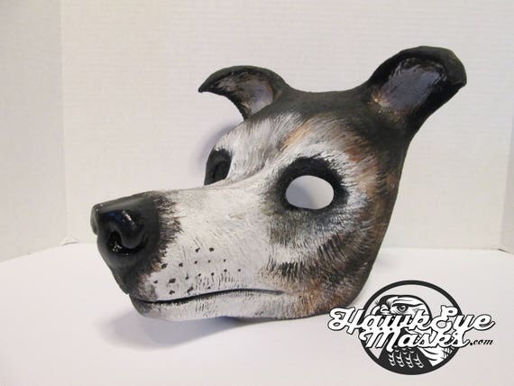 Greyhound Dog Costume Mask Sculpture Animal Art Cute Dog | Etsy