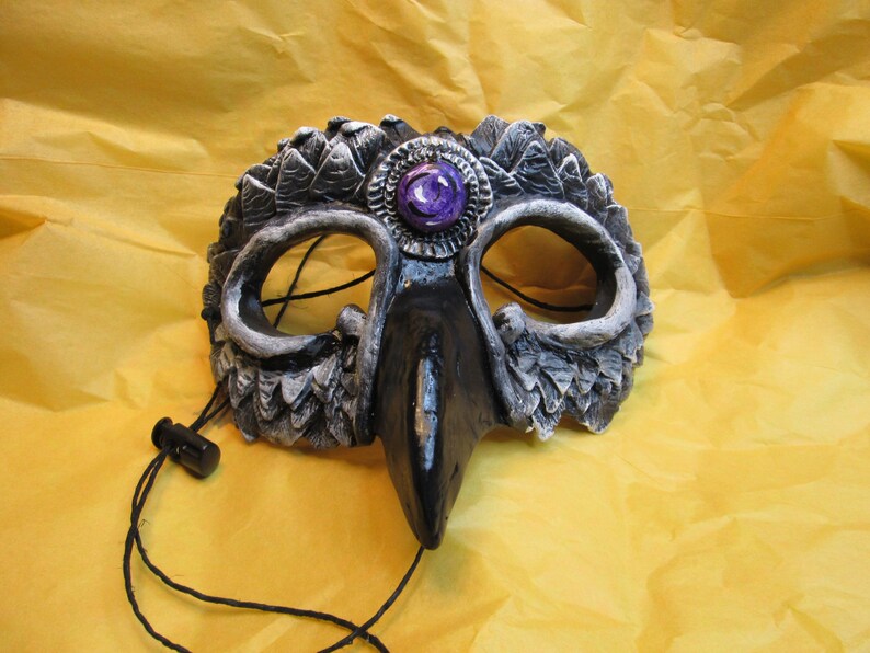Fantasy Raven Masquerade Costume Mask Fantasy Guardian - Etsy
