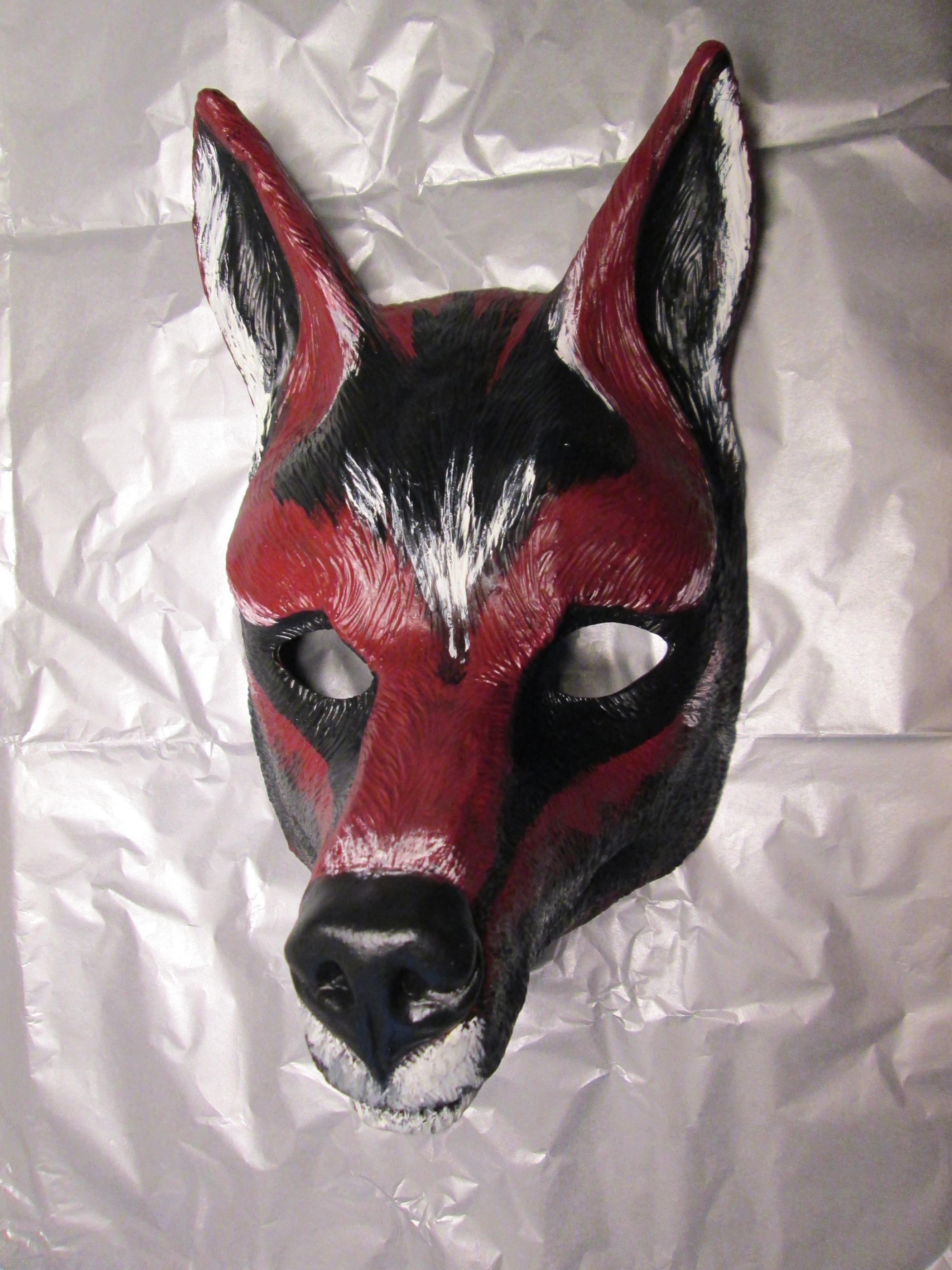 Ghost dog custom Masquerade mask cosplay adult mask Adult | Etsy