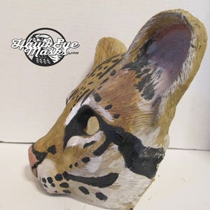 Ocelot, Wildcat Mask, Neko Cosplay, Jungle Cat, Animal Costume Mask ...