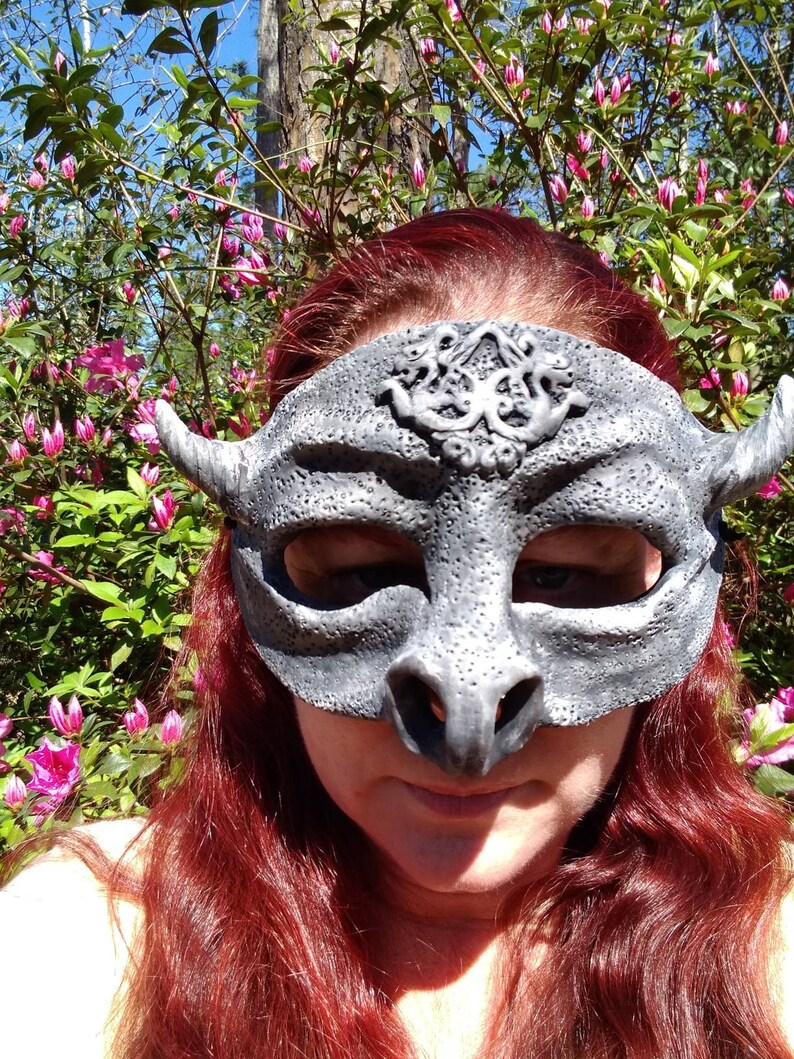 Gargoyle Mask Masquerade Mask Medieval Costume Custom Made | Etsy