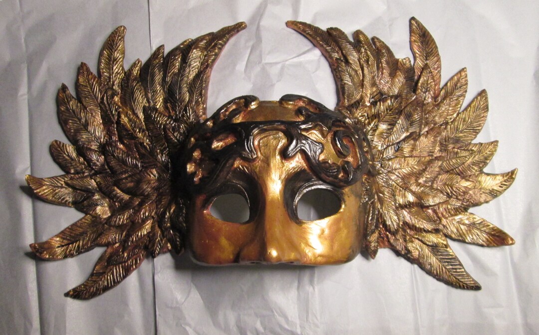 Archangel Valkyrie Masquerade Mask Winged Mask - Etsy