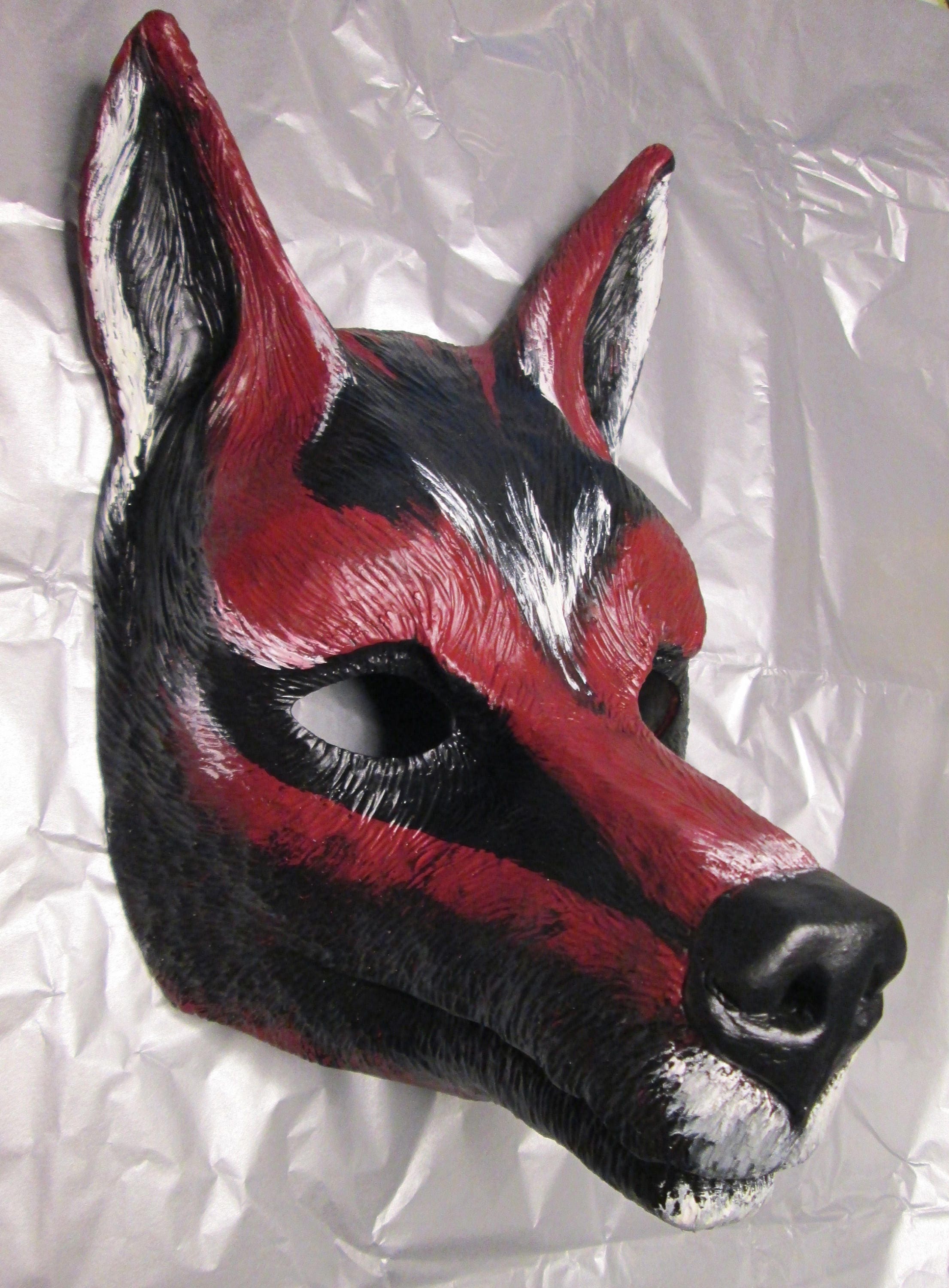 Ghost dog custom Masquerade mask cosplay adult mask Adult | Etsy