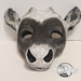 Caribou Mask, Reindeer, Santa, Frozen, Realistic Costume Animal Mask ...