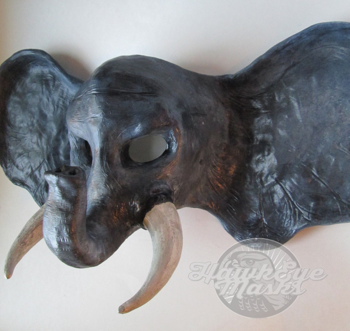 Elephant Costume Mask Wildlife Animal Mask Adult - Etsy